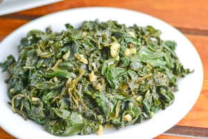Red Russian Kale with Garlic and Lemon - Salu Salo Recipes