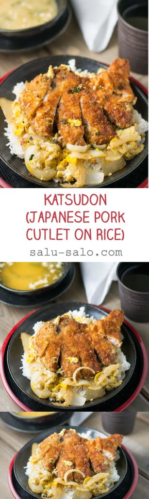 Katsudon (Japanese Pork Cutlet on Rice) - Salu Salo Recipes