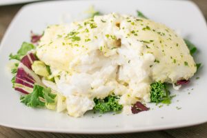 Halibut with Lime Garlic Sauce - Salu Salo Recipes