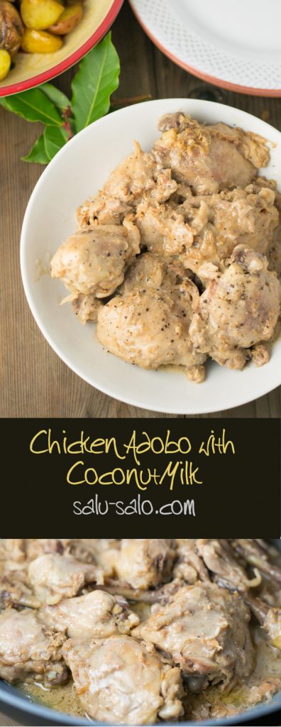 Chicken Adobo with Coconut Milk - Salu Salo Recipes
