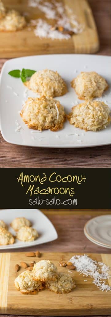 Almond Coconut Macaroons - Salu Salo Recipes