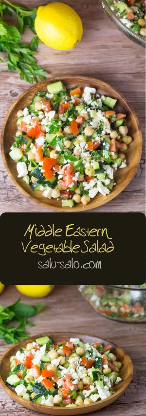 Middle Eastern Vegetable Salad - Salu Salo Recipes