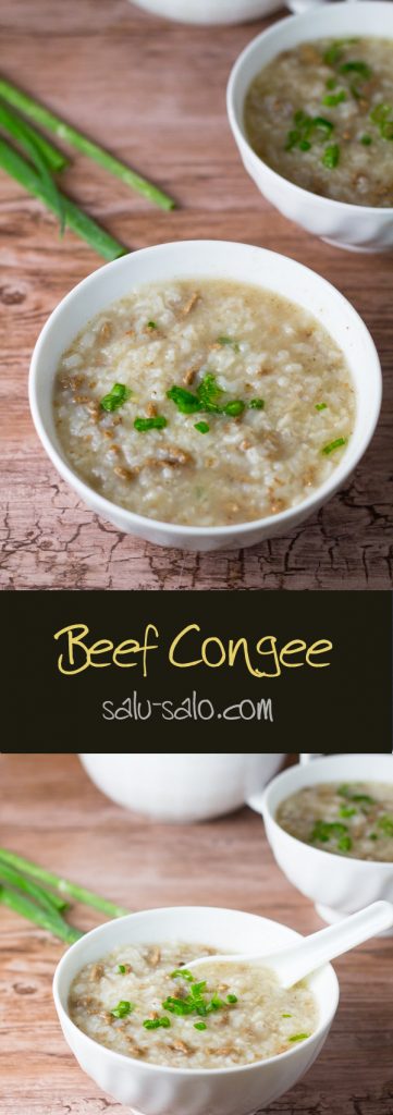 Beef Congee - Salu Salo Recipes