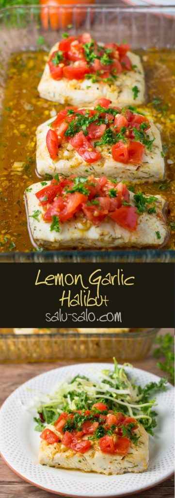 Lemon Garlic Halibut - Salu Salo Recipes