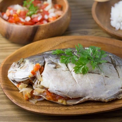Baked Pomfret - Salu Salo Recipes