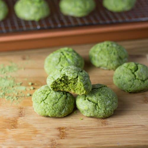 Matcha Crinkle Cookies - Salu Salo Recipes